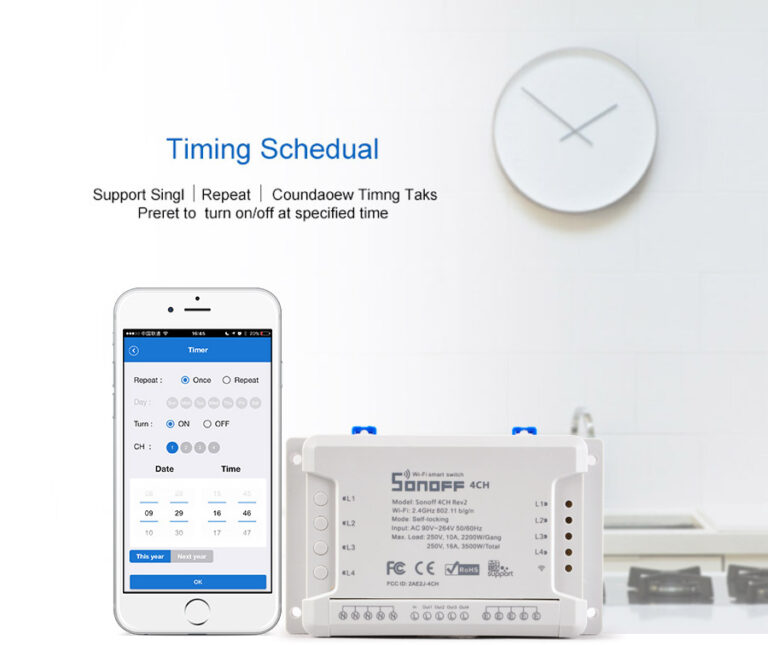 Sonoff 4CH R2 WiFi Smart Switch - 505003 - 3D Printing Sonoff Raspberry Pi Arduino Sensor ...