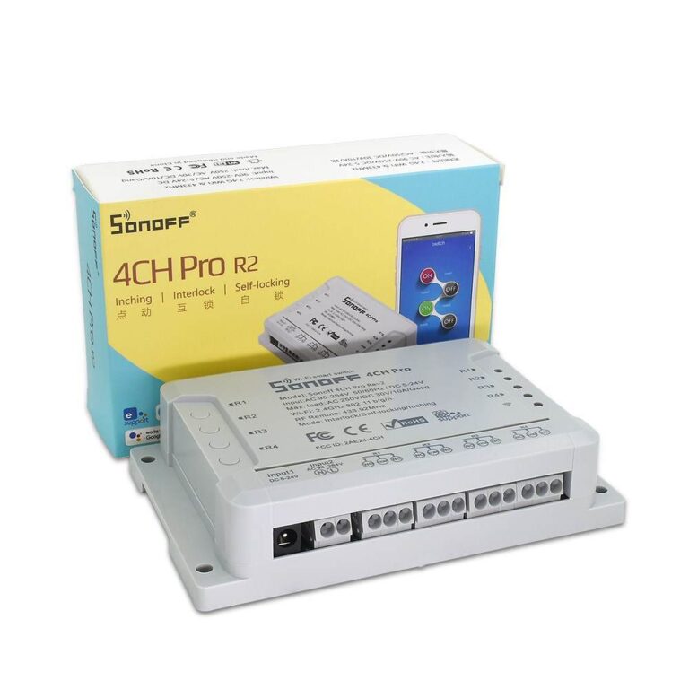 Sonoff 4CH Pro R2 WiFi RF Smart Switch - 505004 - 3D Printing Sonoff Raspberry Pi Arduino Sensor ...