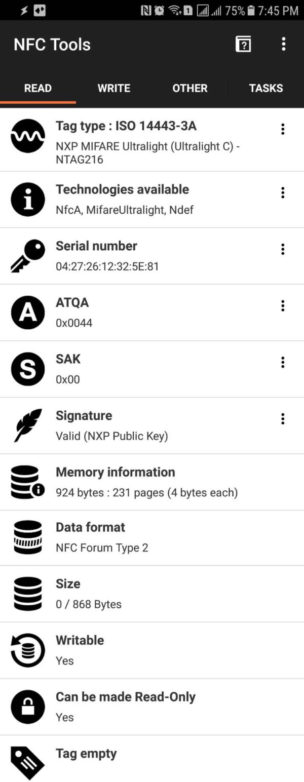 NFC Tag NTAG-213 NTAG-216 Self Adhesive Stickers & Coins Bag – 507012 ...