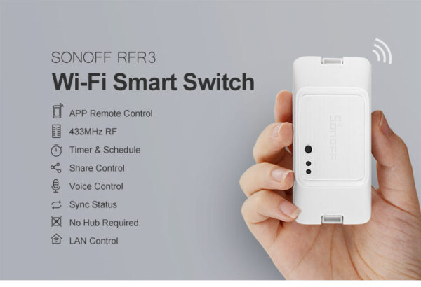 Sonoff RF R2 & R3 WiFi Wireless Smart Switch - 505005 - 3D Printing ...